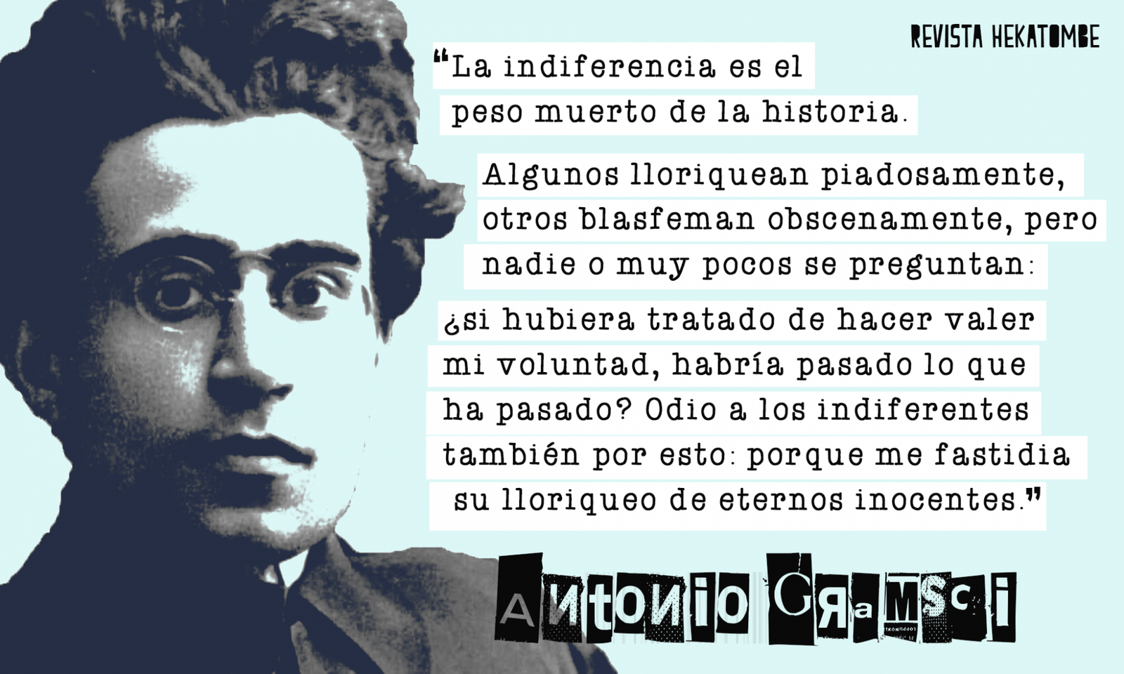 Antonio Gramsci, un pensamiento para el presente cargado de futuro ...